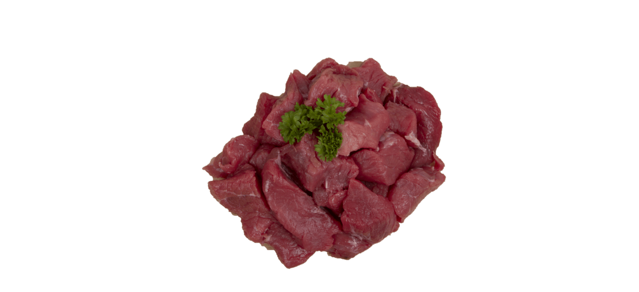 Diced Stewing Steak 500g Pack - Taylors Butchers Co Durham Fresh Meat ...